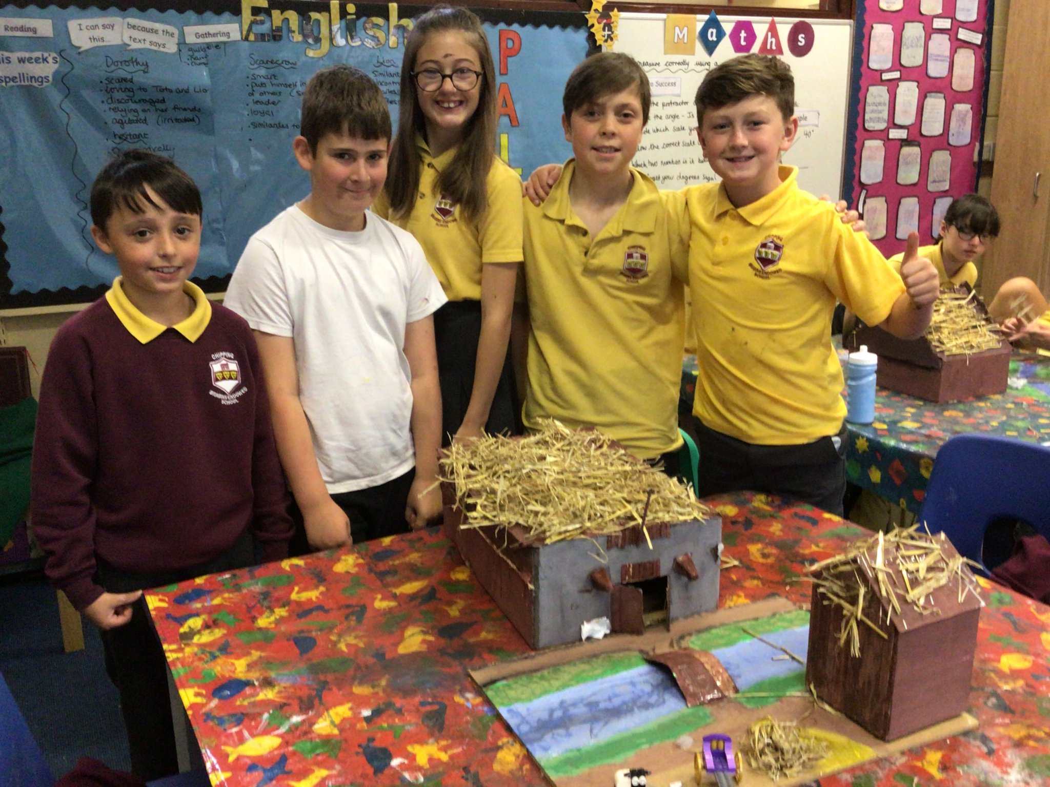 DT Project – Anglo-Saxon Villages – Brabins Endowed Primary School