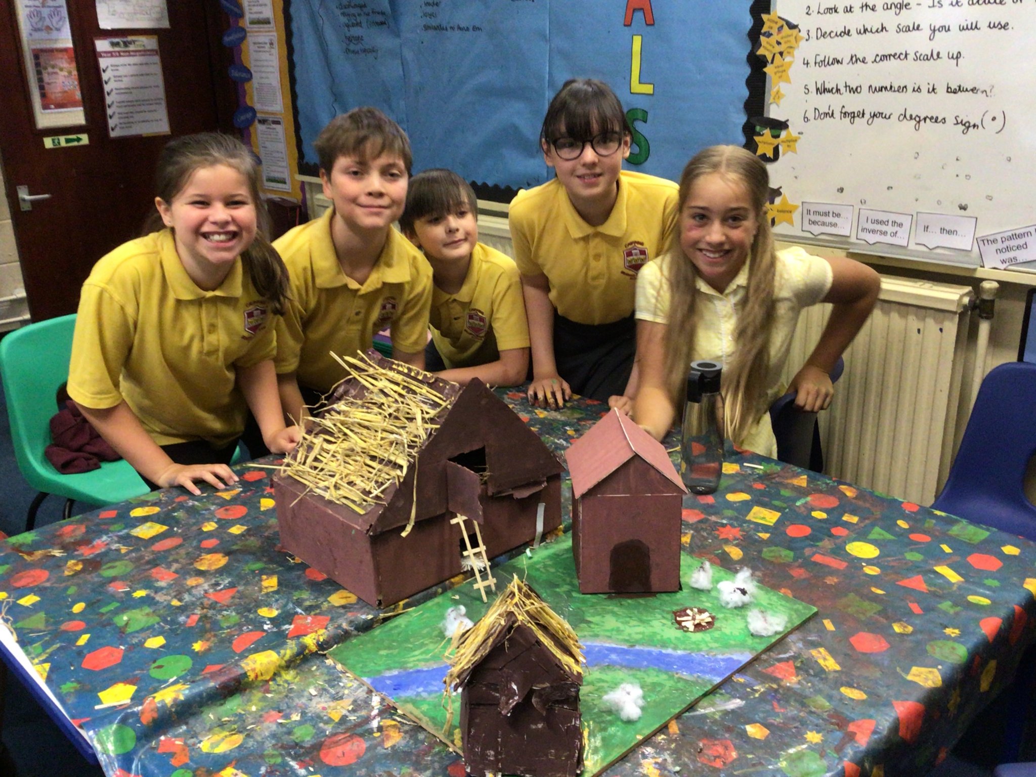 DT Project – Anglo-Saxon Villages – Brabins Endowed Primary School