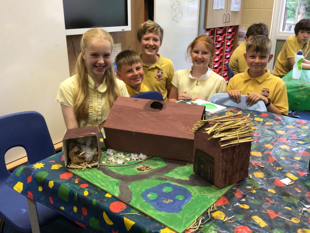 DT Project – Anglo-Saxon Villages – Brabins Endowed Primary School